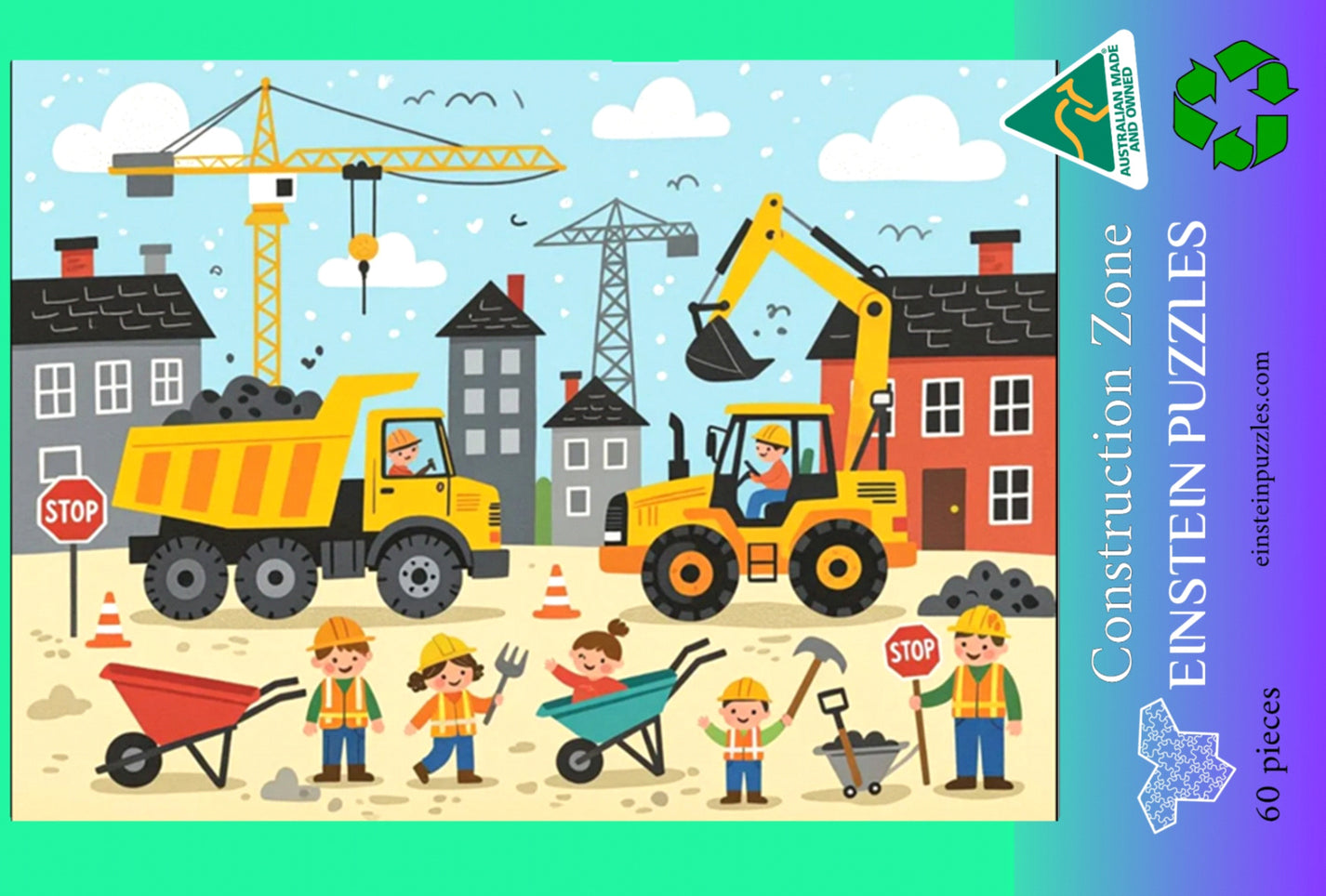 Construction Zone Puzzle – Einstein Puzzles