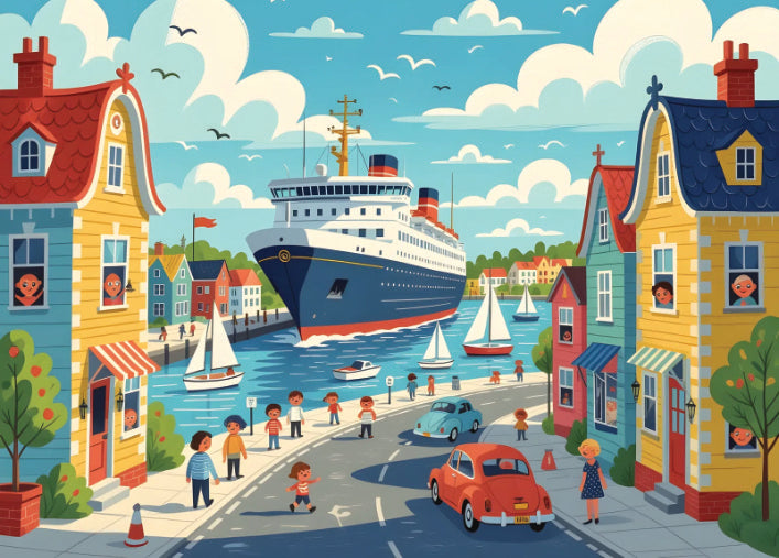 Ocean Cruise - Whimsy Puzzle – Einstein Puzzles